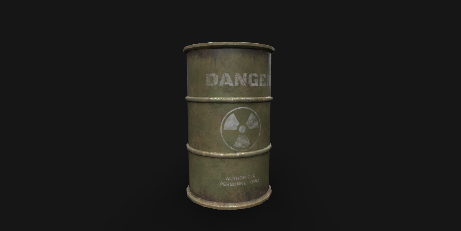 ArtStation - metal barrel