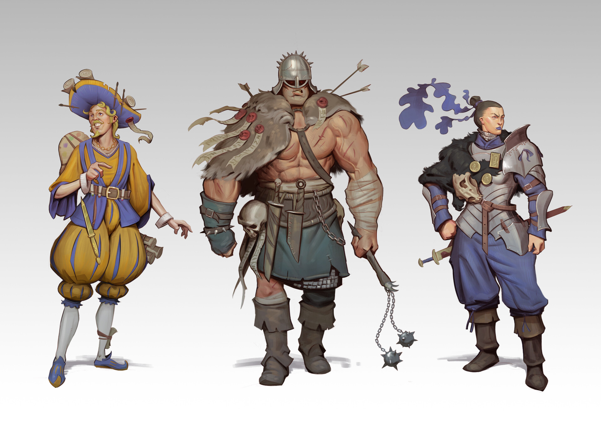 ArtStation - D&D party