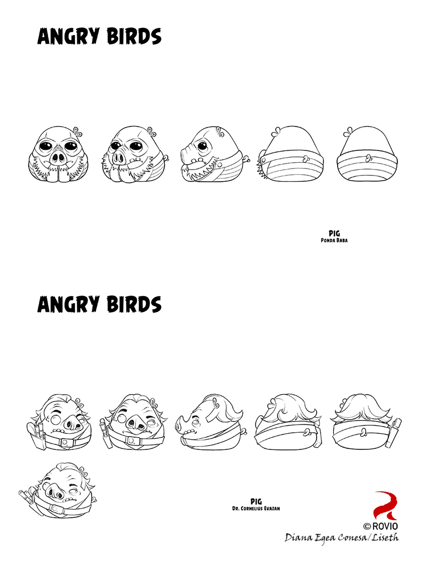 angry bird star wars coloring pages to print