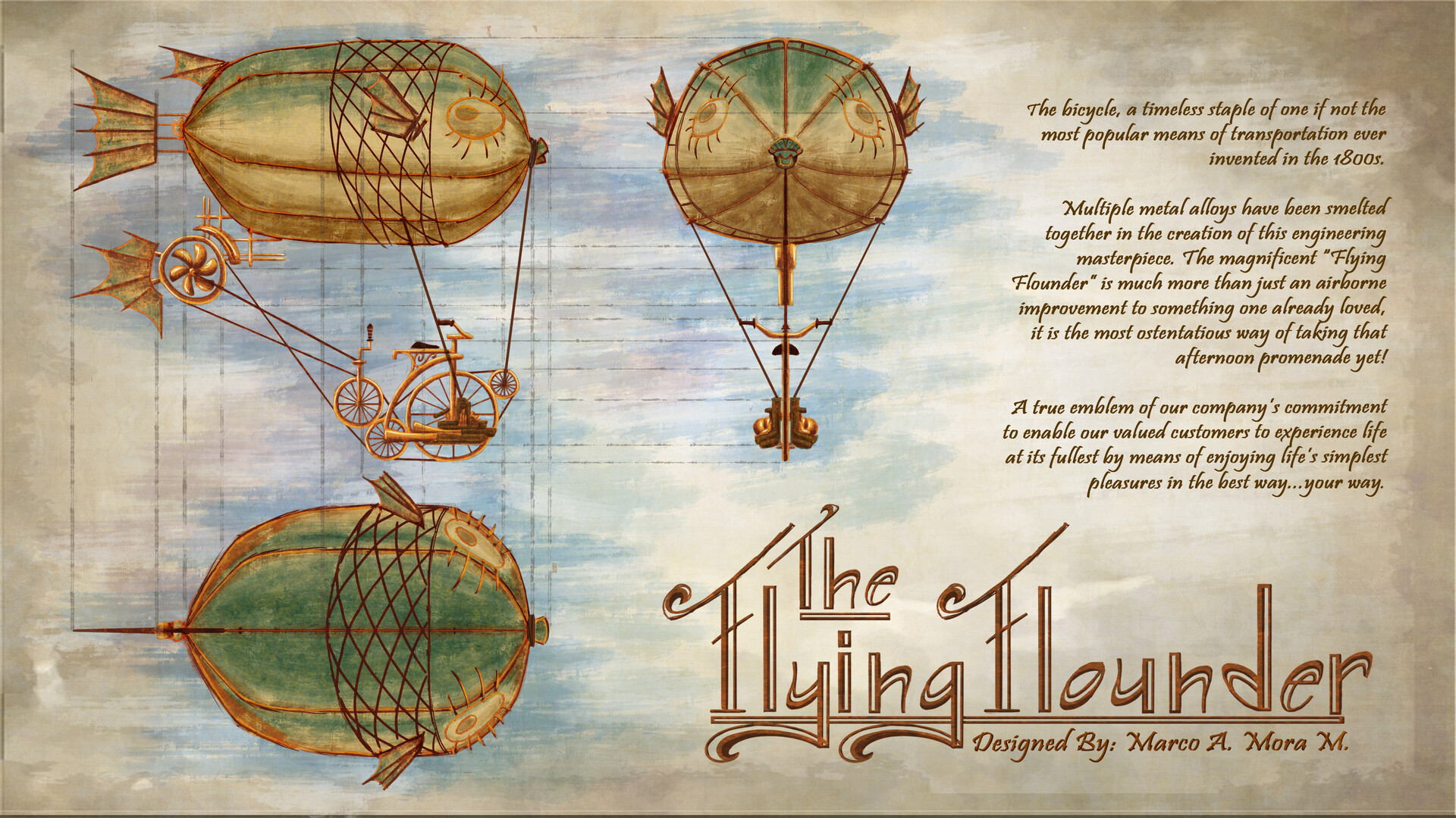 ArtStation - The Flying Flounder