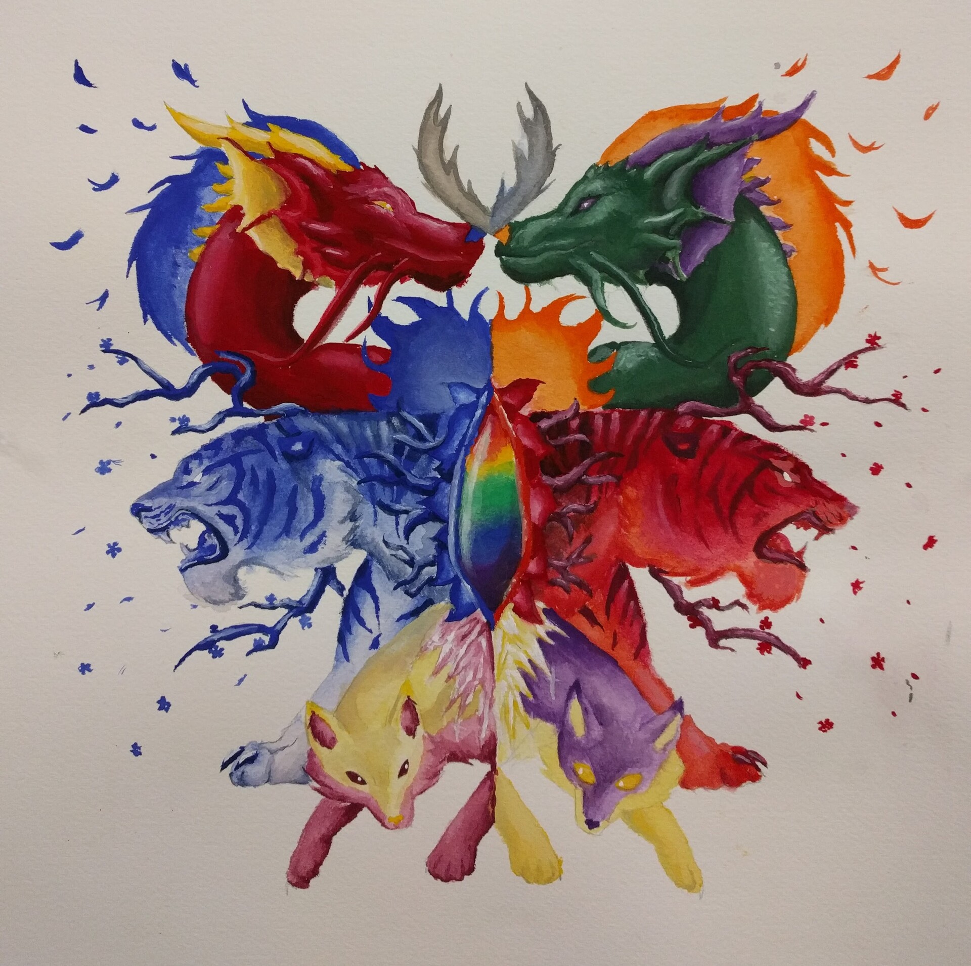 ArtStation - Guardian Beasts Of The Spectrum