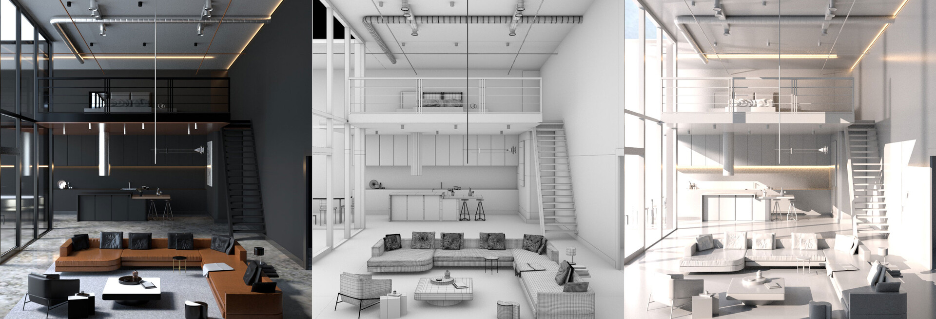 ArtStation - 3d realistic Environment-Loft