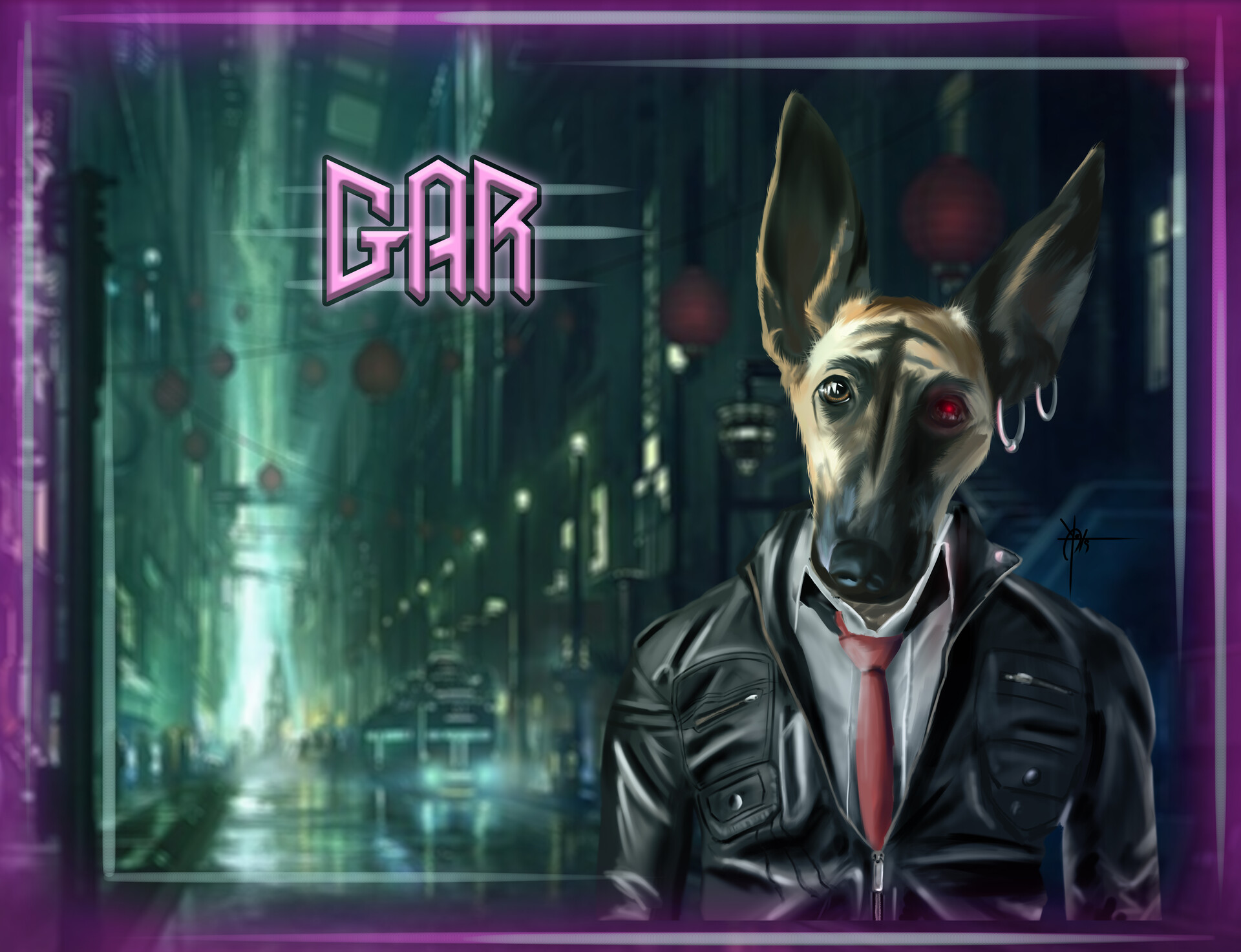ArtStation - Cyberpunk Gar