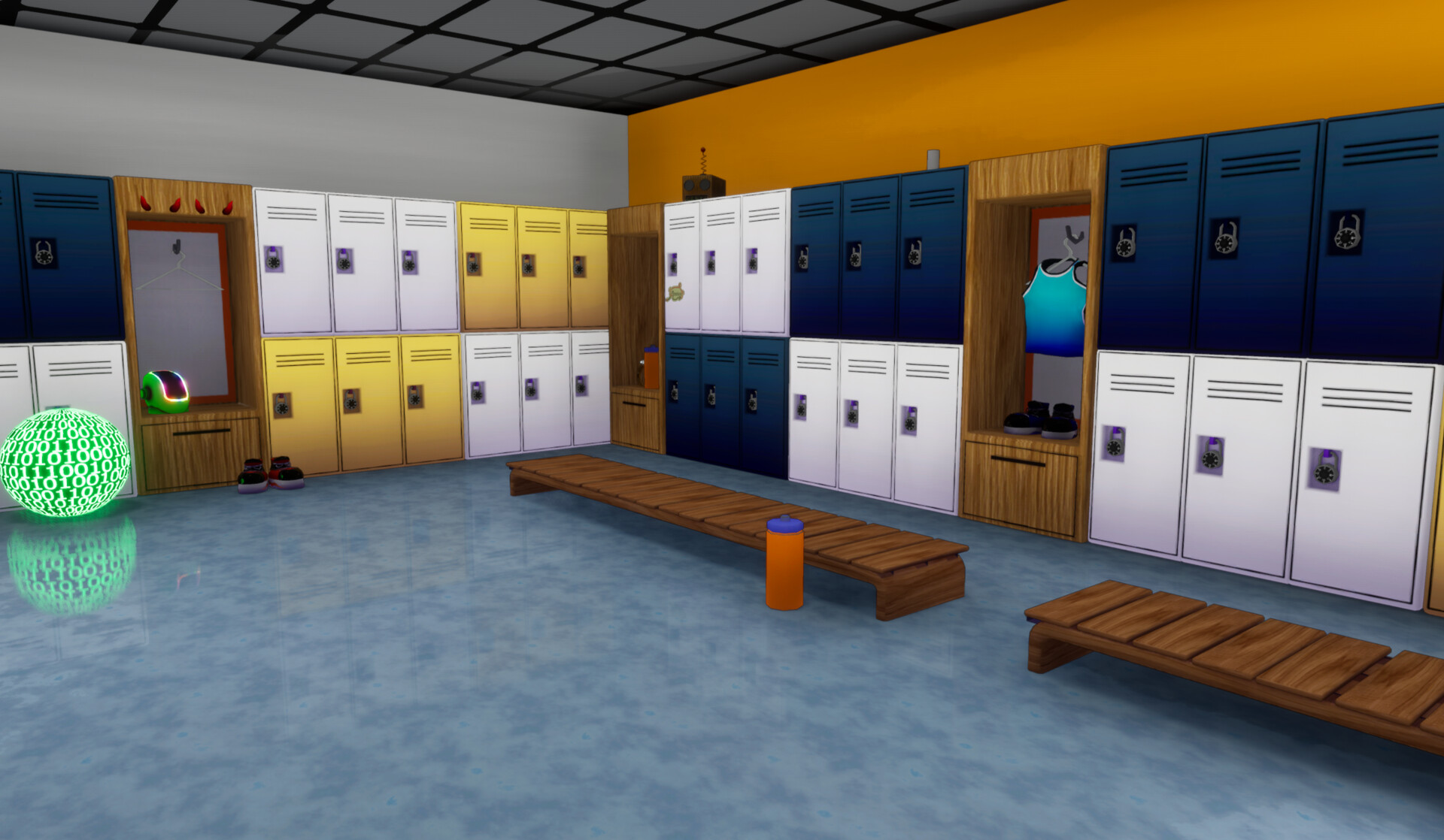 ArtStation - Slappyball - Locker Room Rework