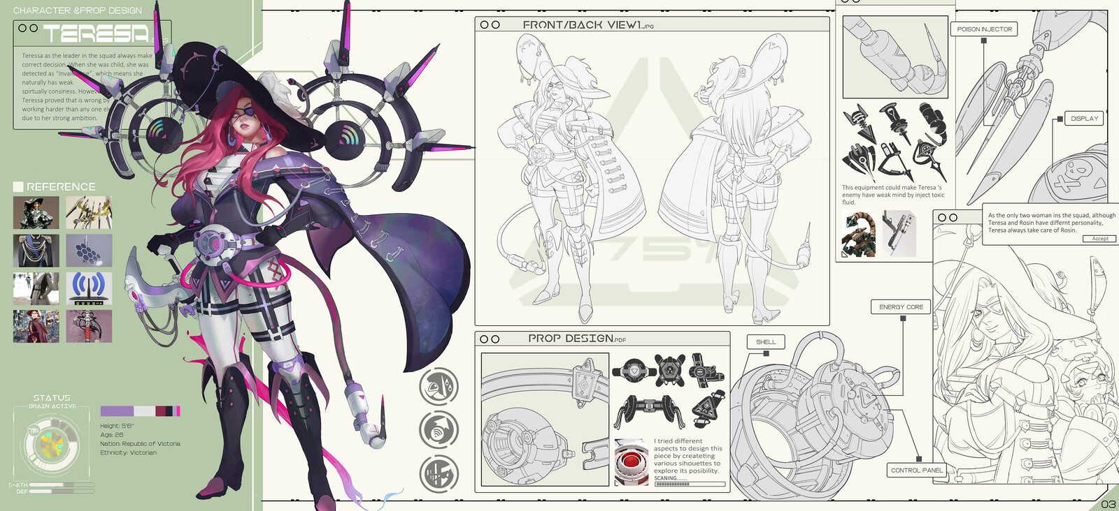 Jessica Cui - ArtCenter (ACCD) Portfolio Entertainment Design Concept ...