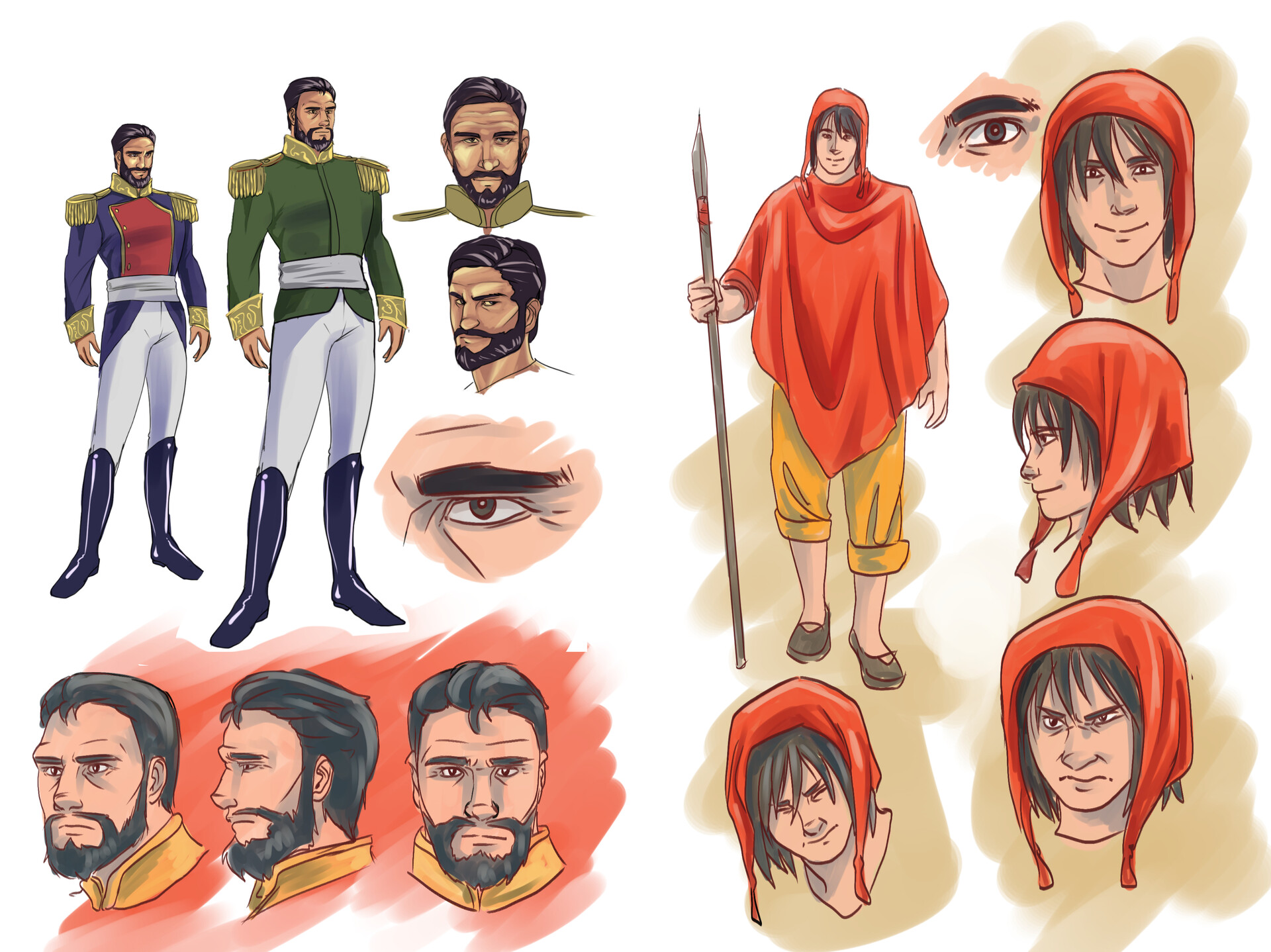 ArtStation - Character Design: South American War of Independence ...
