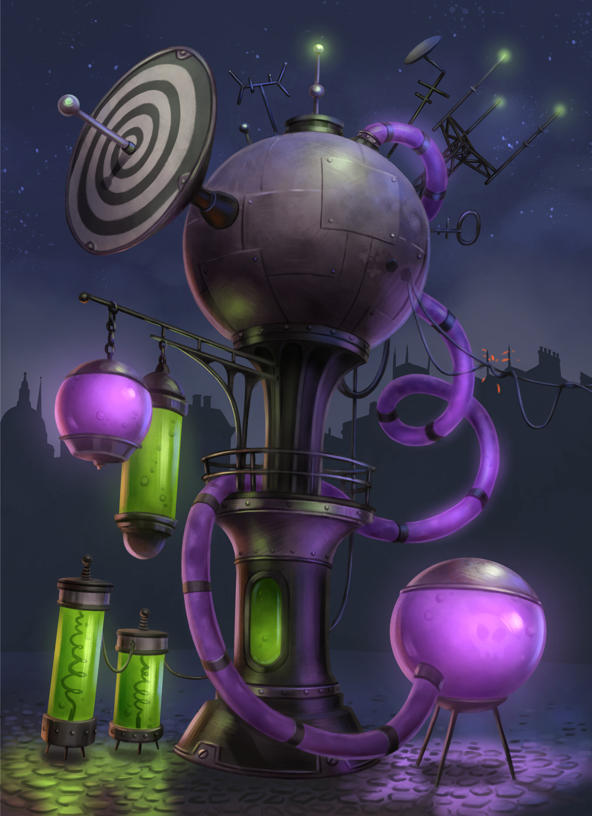 ArtStation - CoLab - Doom device: Mind Slayer