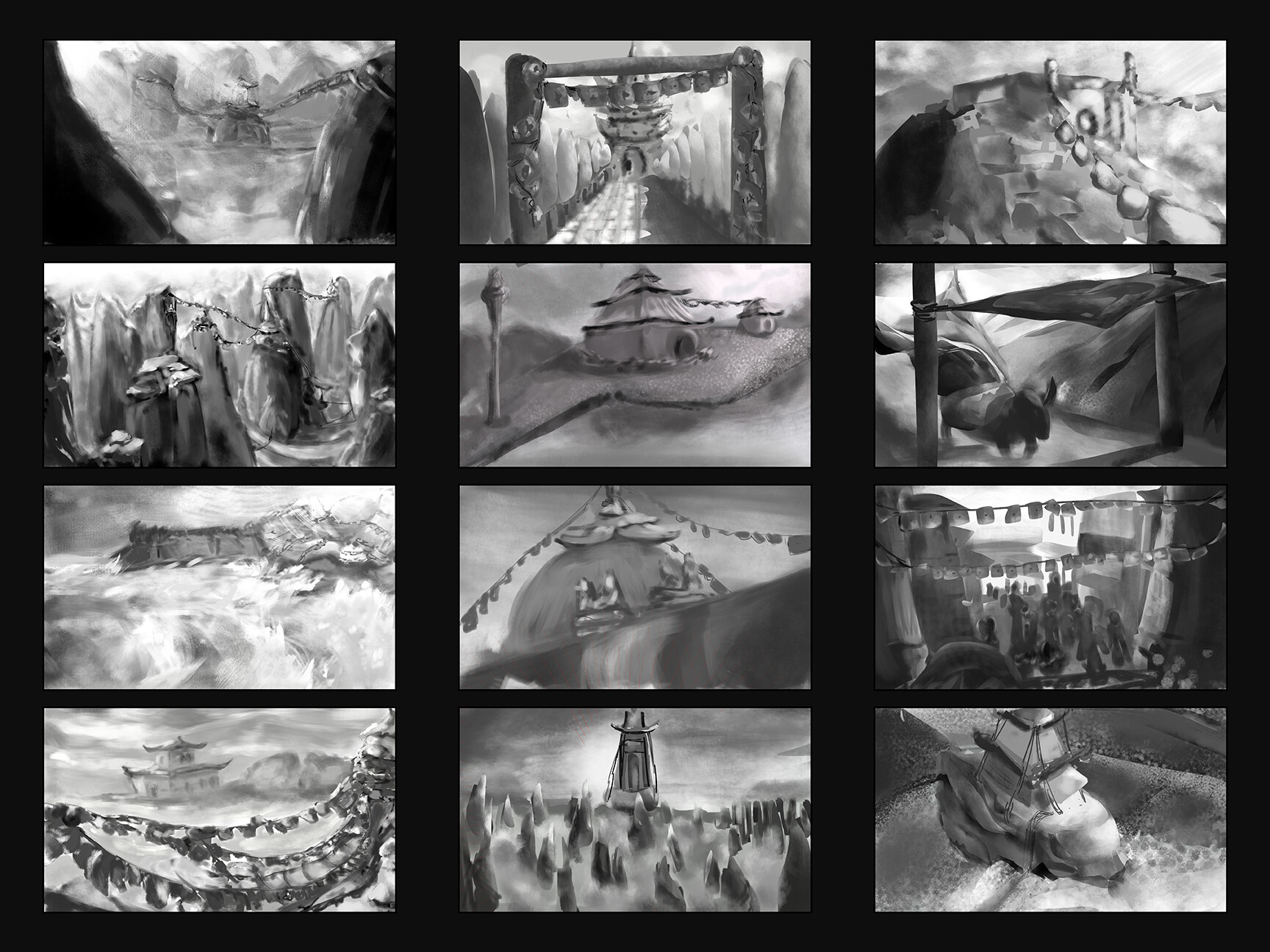 ArtStation - Composition studies
