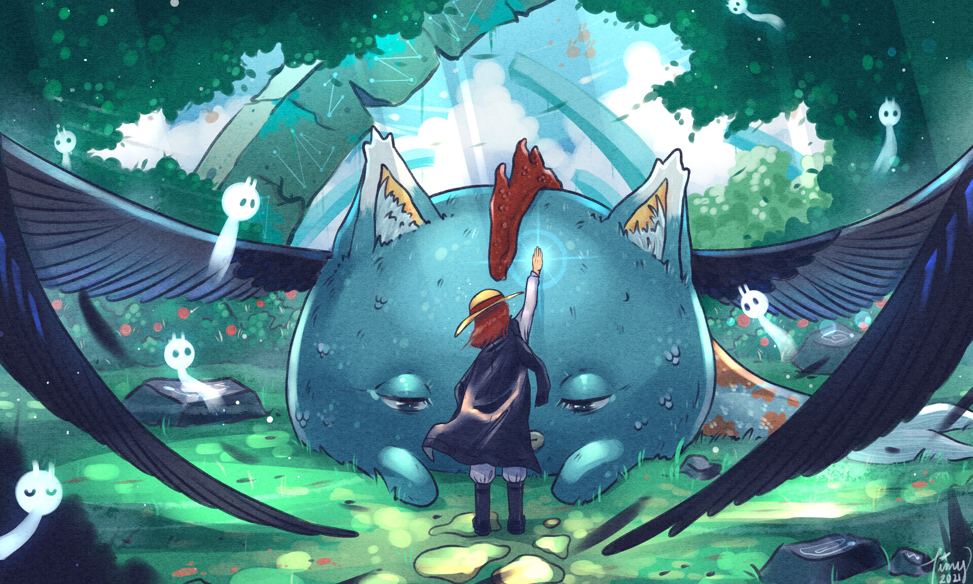 ArtStation - Gryphon and Captain Shanks