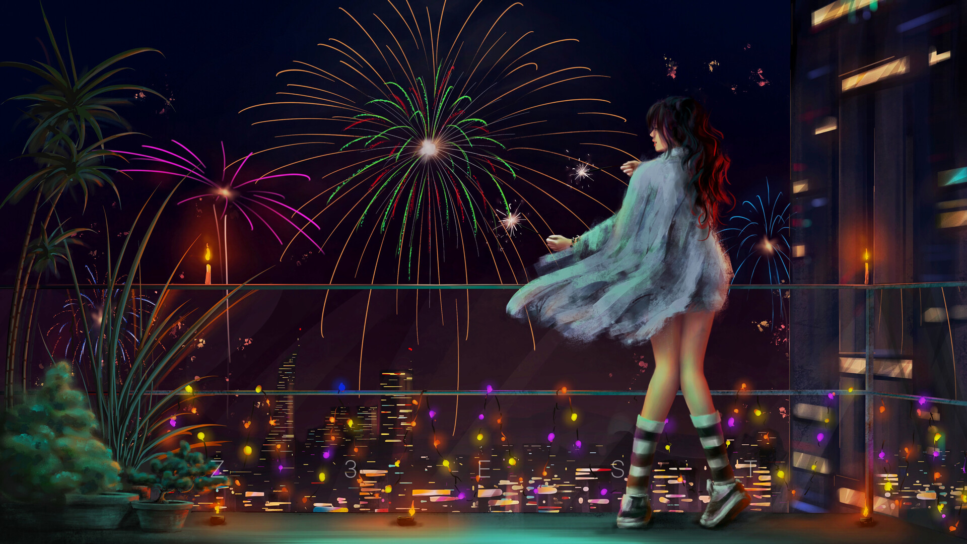 ArtStation - Fireworks