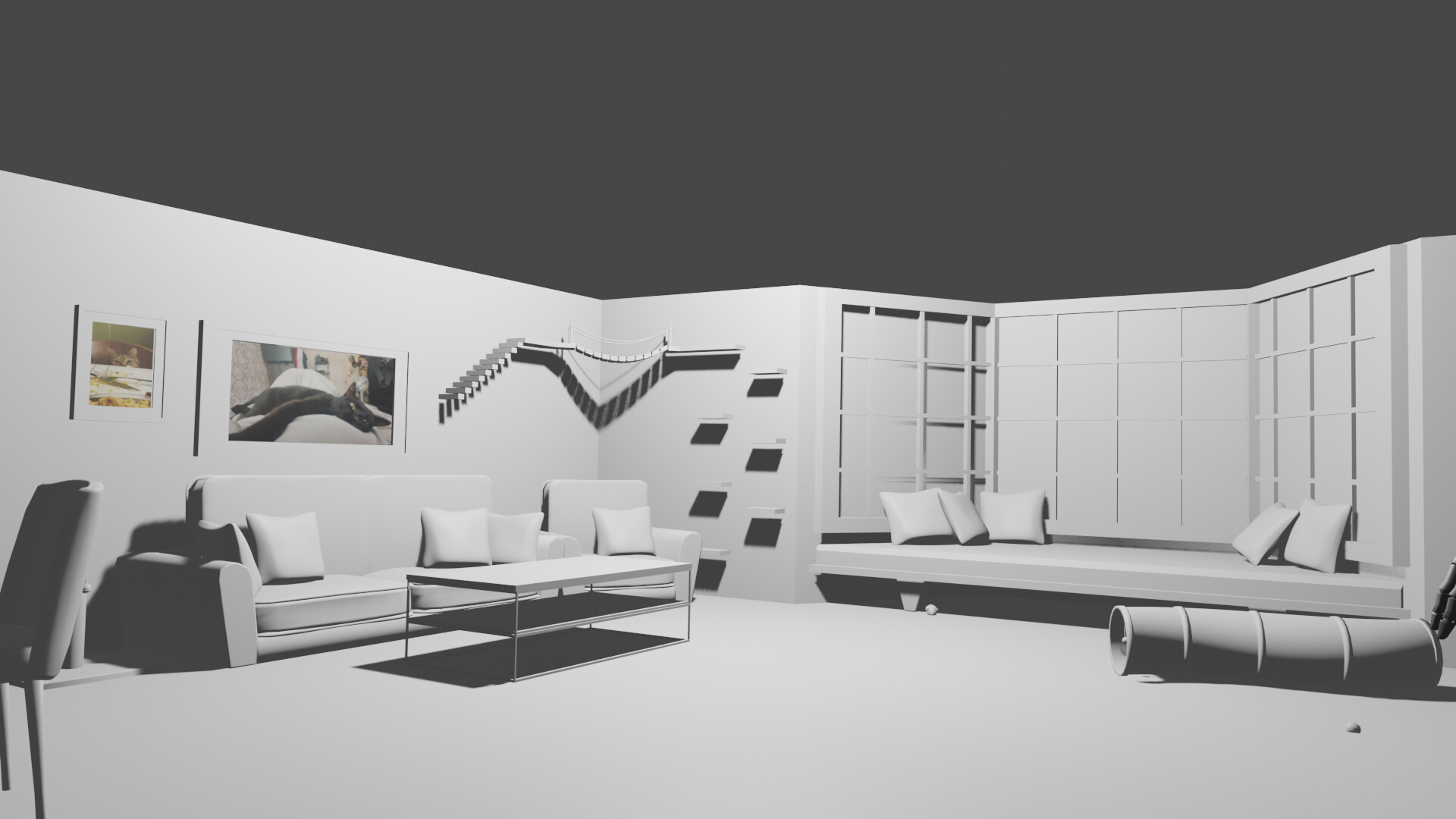 ArtStation - Cat Room WIP