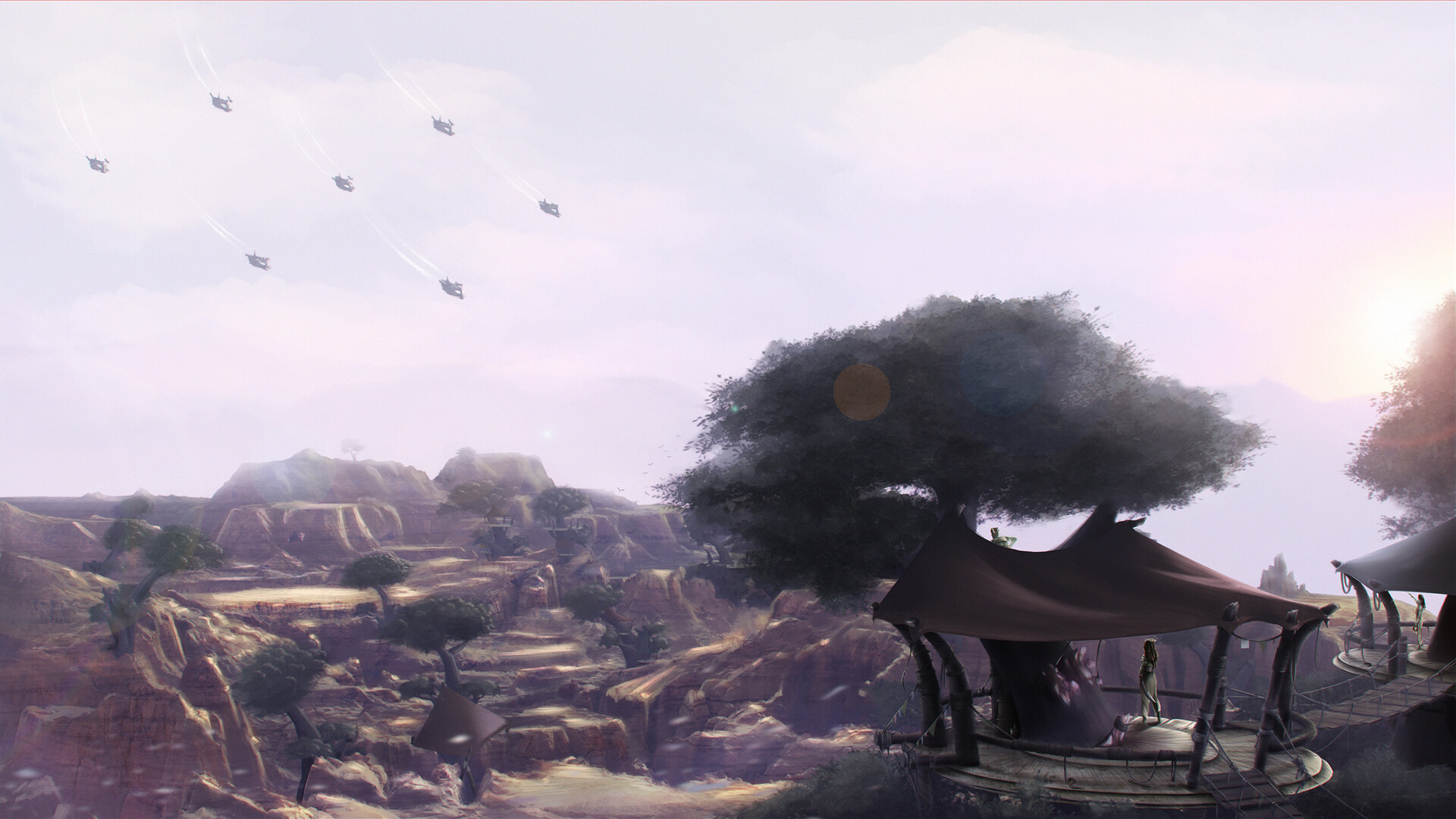 ArtStation - Avalon - Establishing Shot