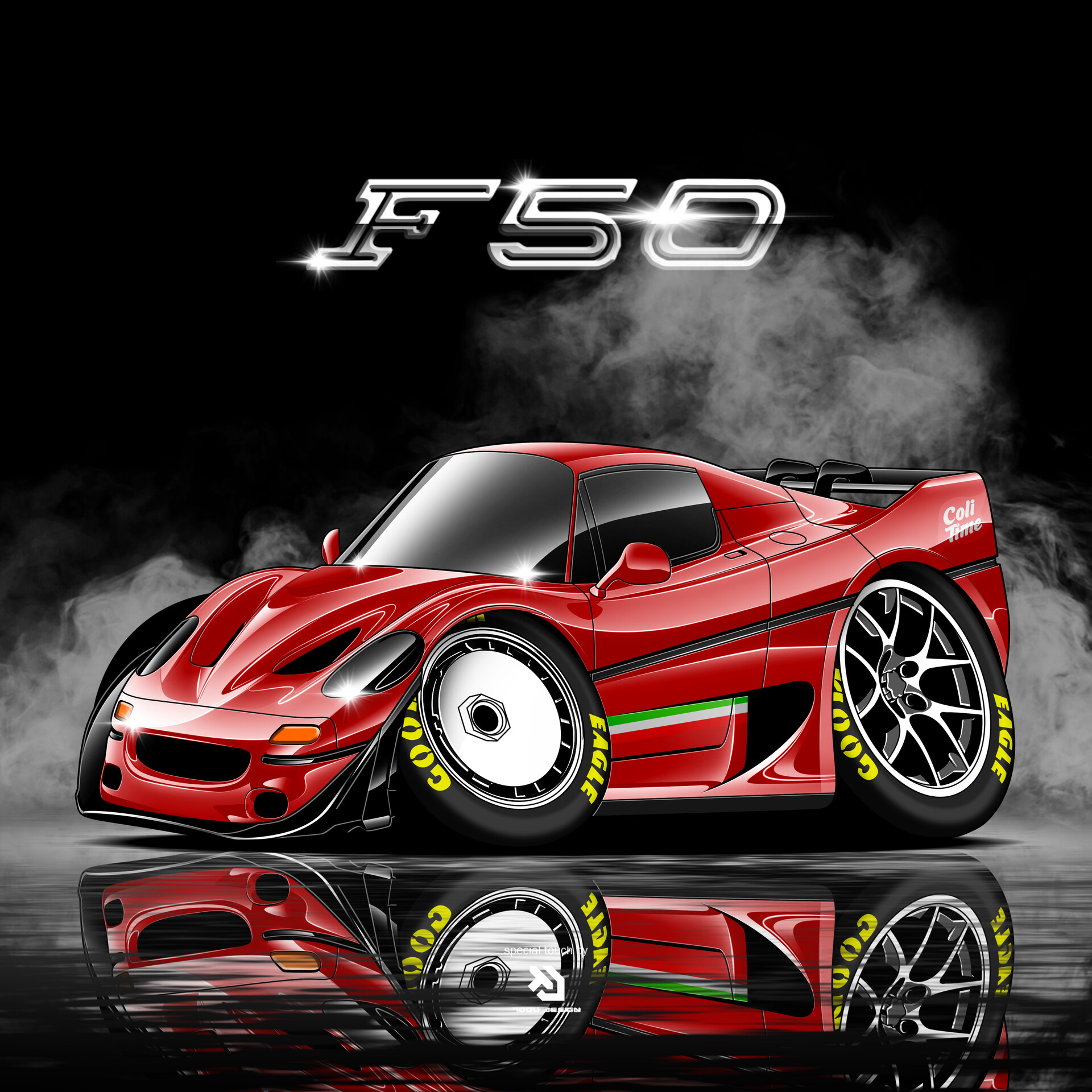 ArtStation - Baby Car Ferrari F50
