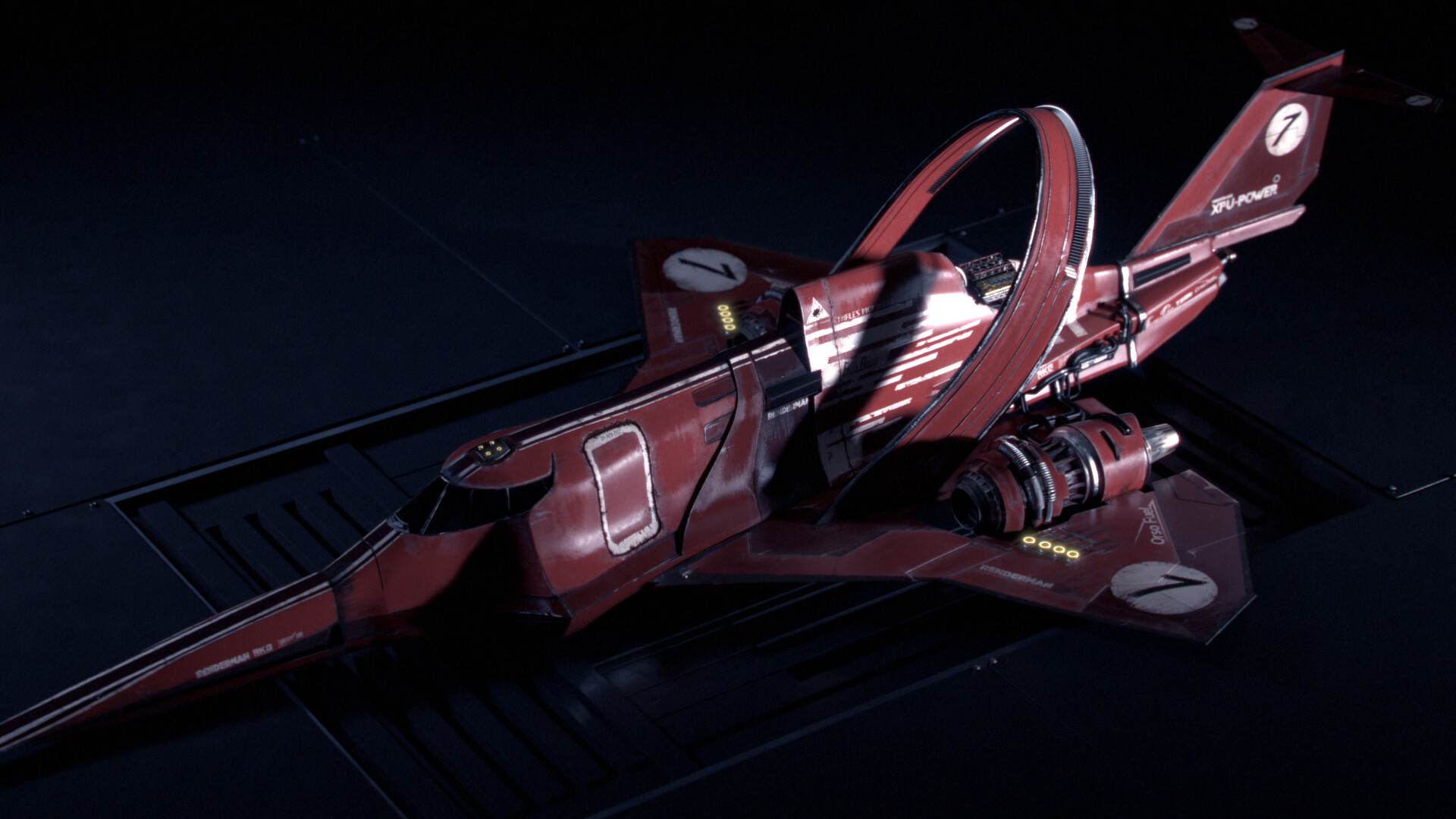 Pierre Bournigault - Falco Rosso - Pixar's Renderman Featured Artwork