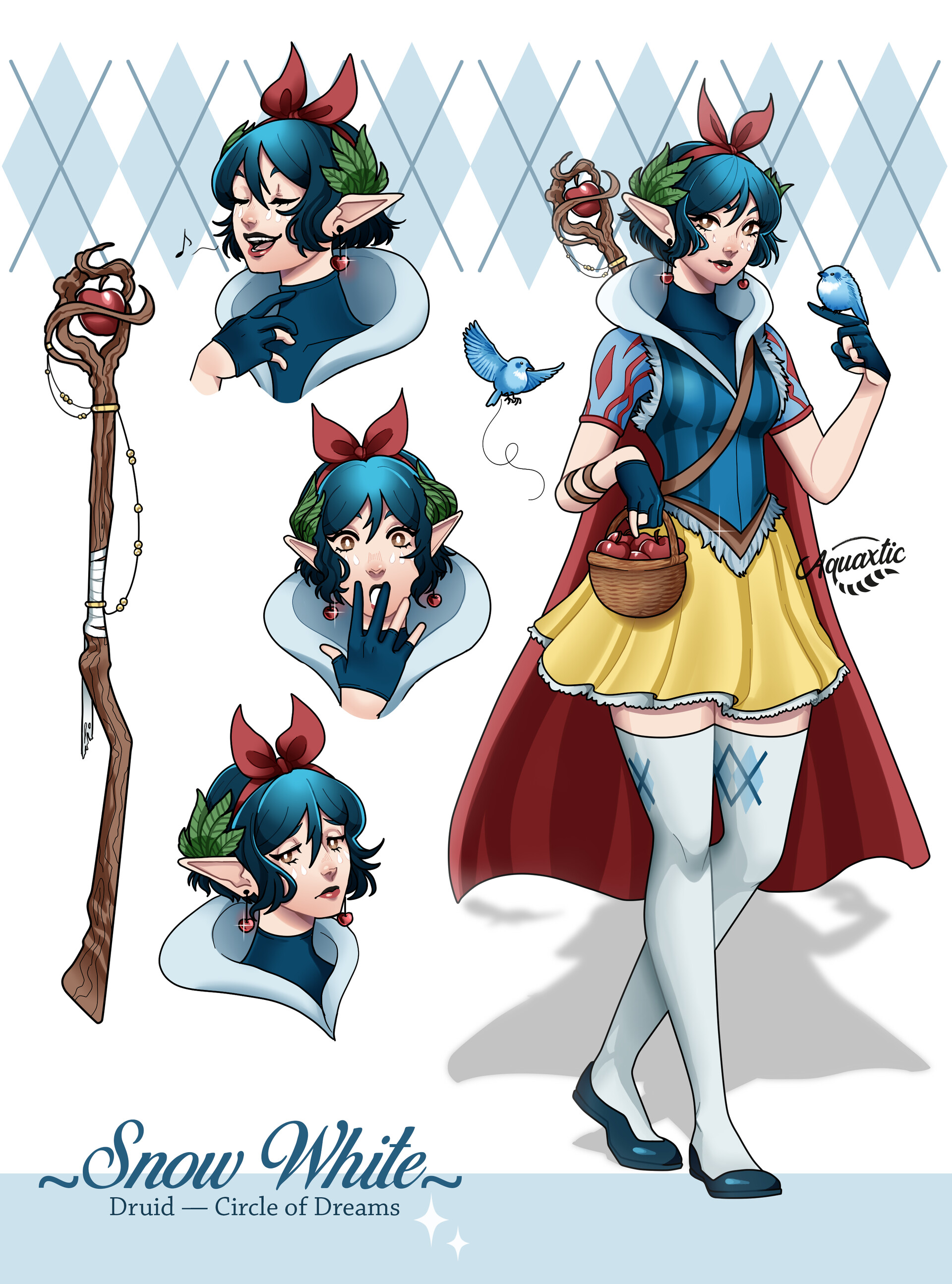 ArtStation - What if Snow White were in DnD universe