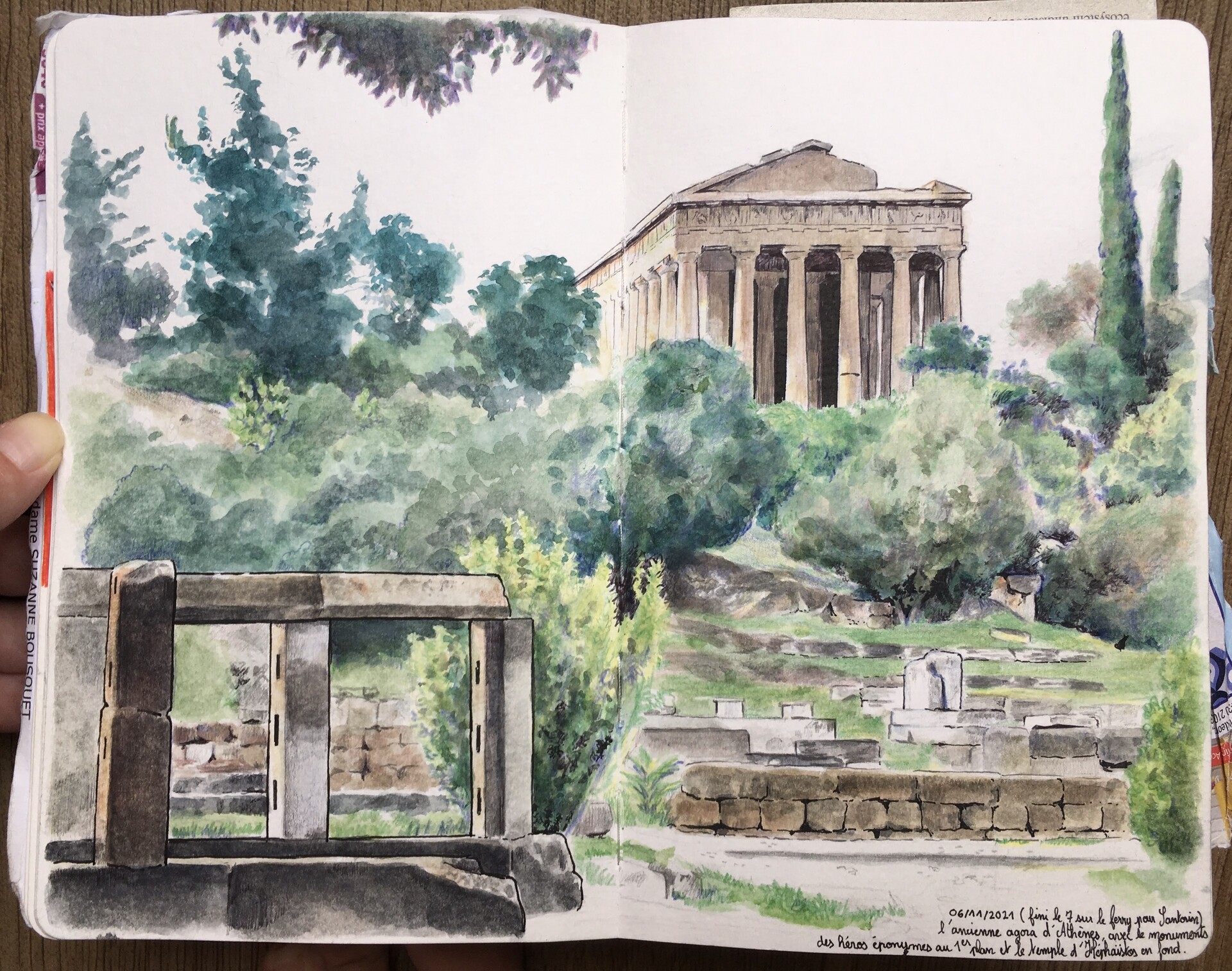 ArtStation - Greece Travel Sketchbook
