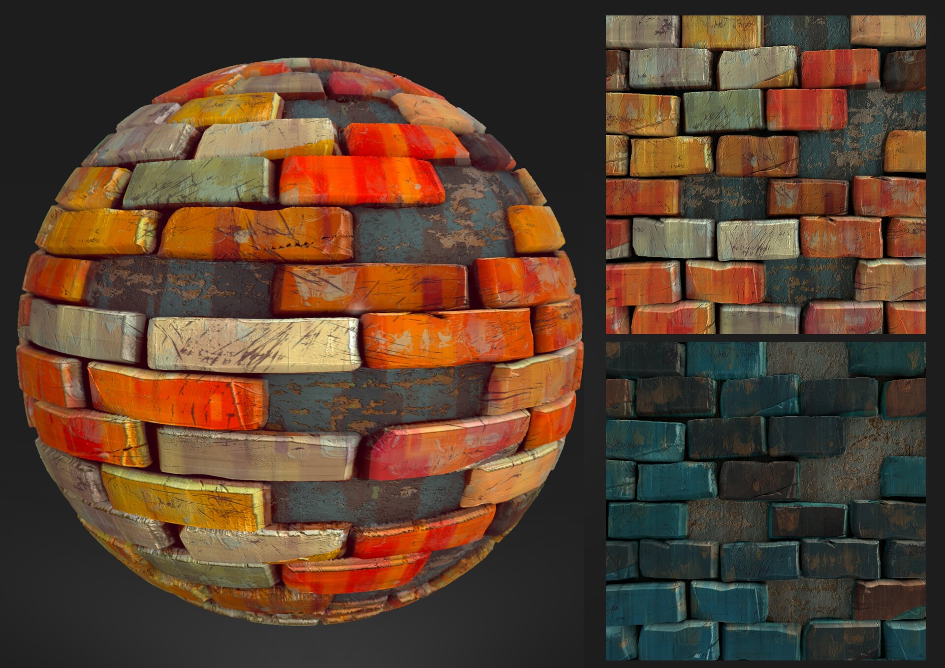 ArtStation - Substance Designer Materials Showcase - #1