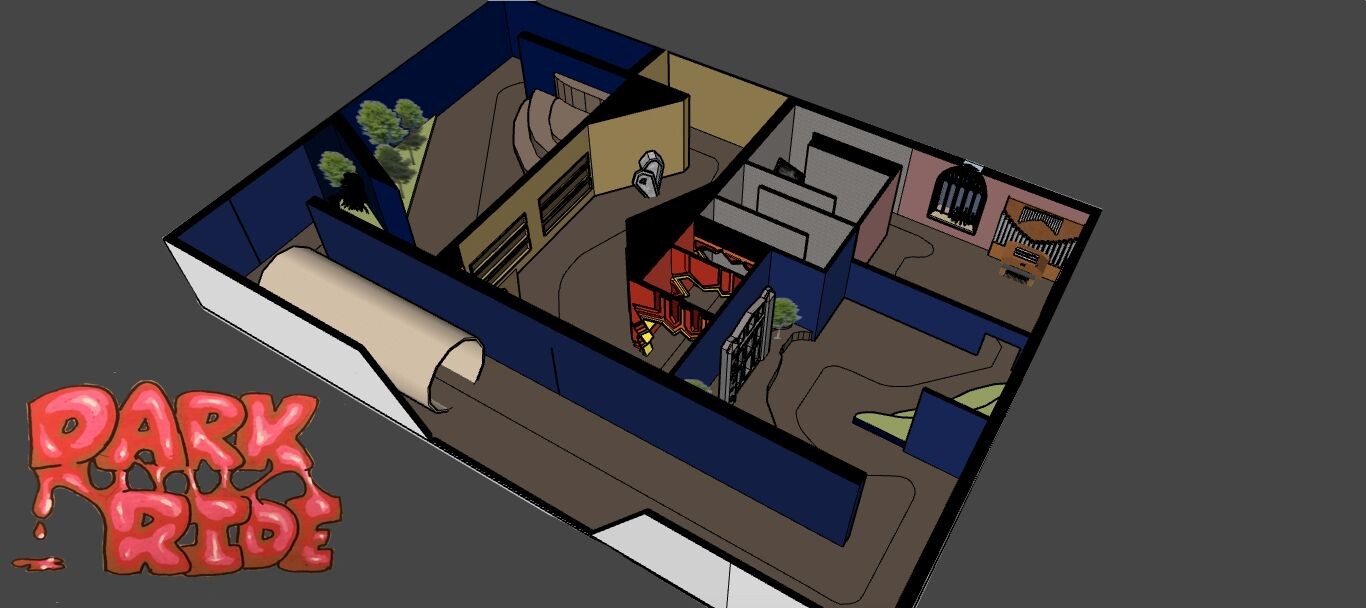 Katie Baker - Dark Ride lay out