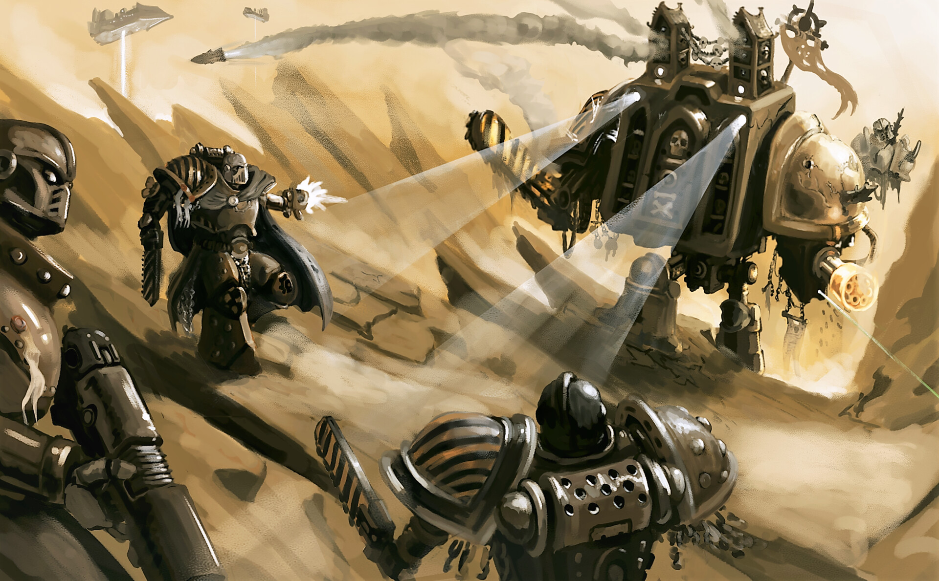 ArtStation - Desert encounter. 40k fan art.