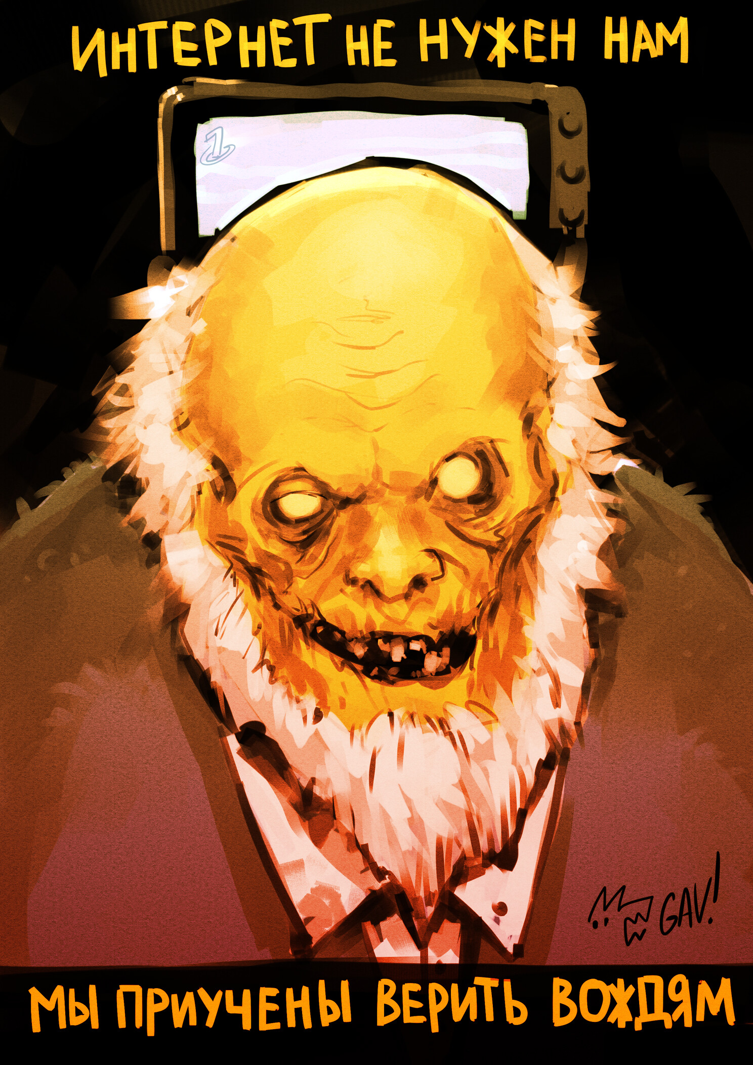 ArtStation - TV zombie