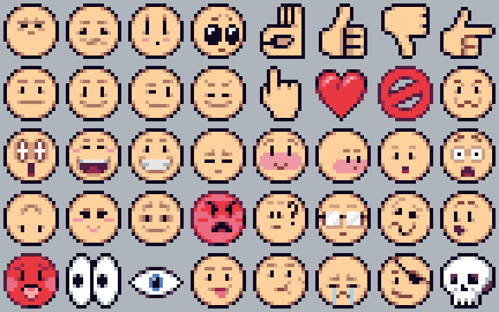 ArtStation - Pixelart Emojis