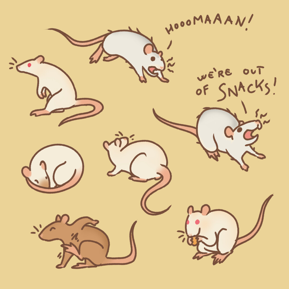 ArtStation - Rats sketchdump