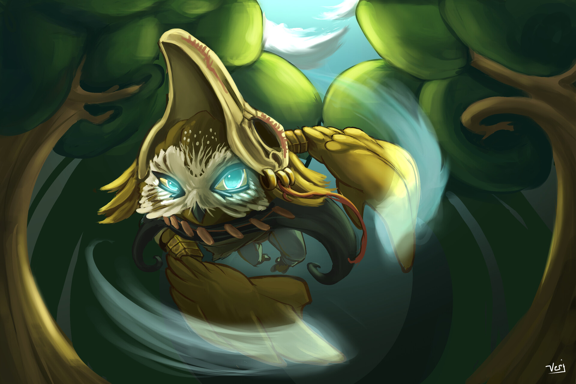 ArtStation - Owl Shaman