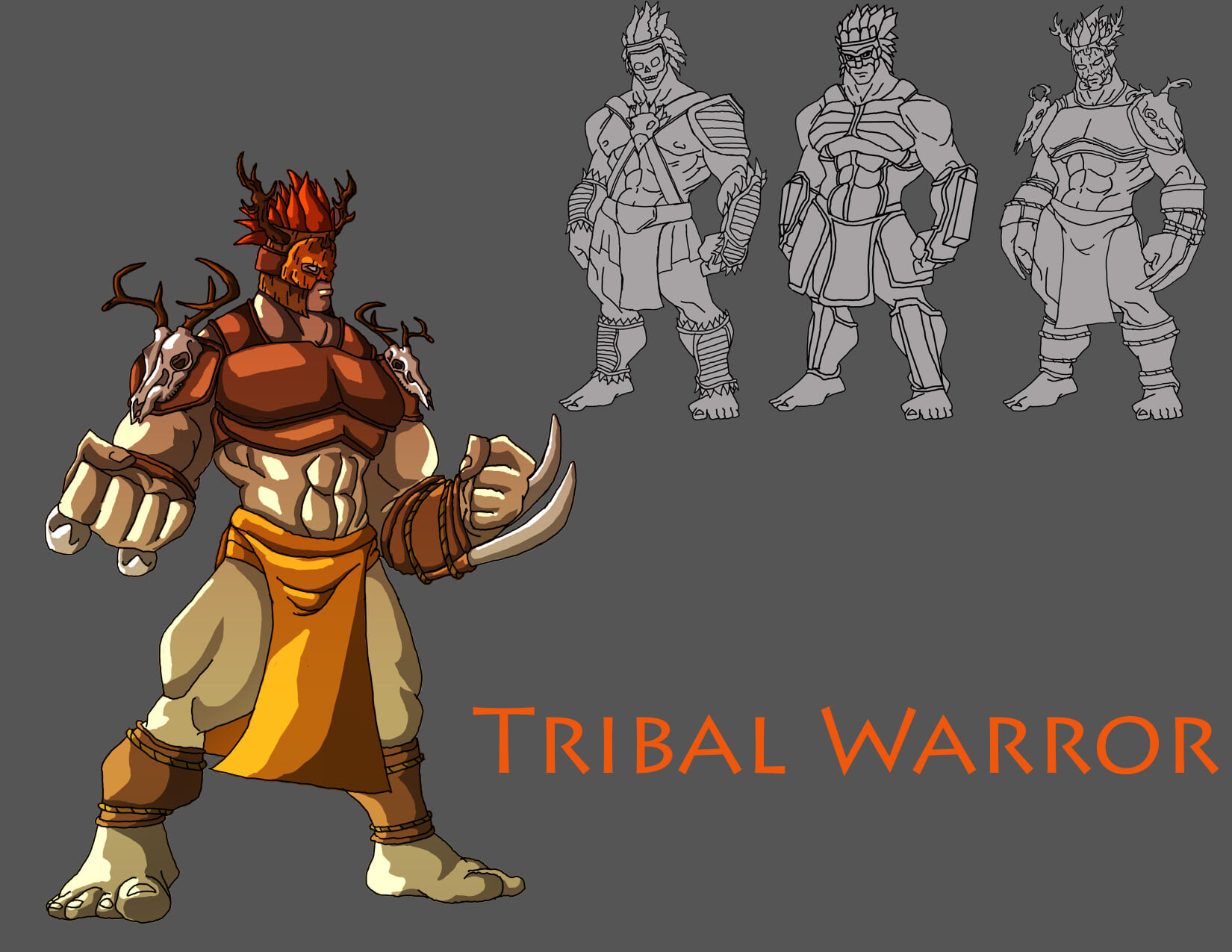 ArtStation - Tribal Warrior