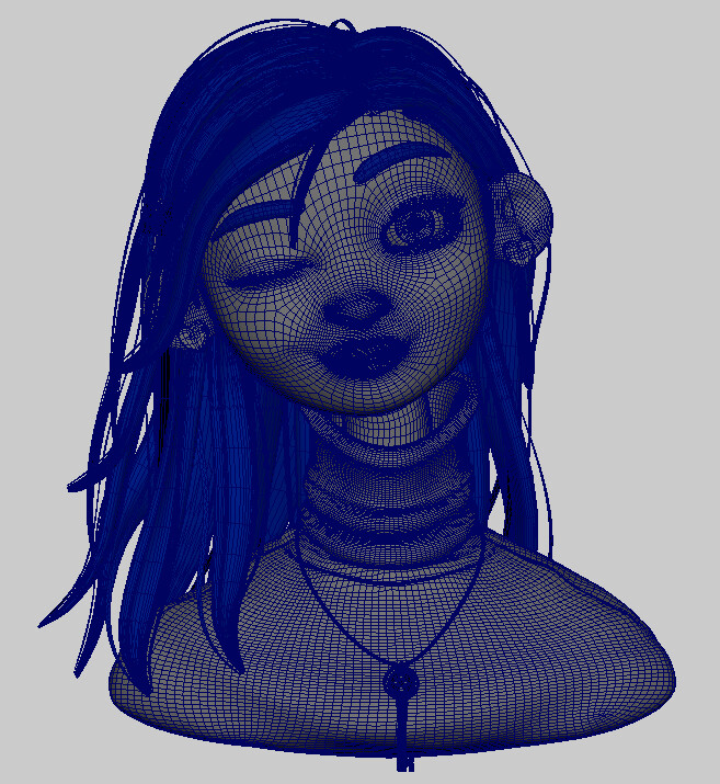 Anny Castro - Blue Hair Girl