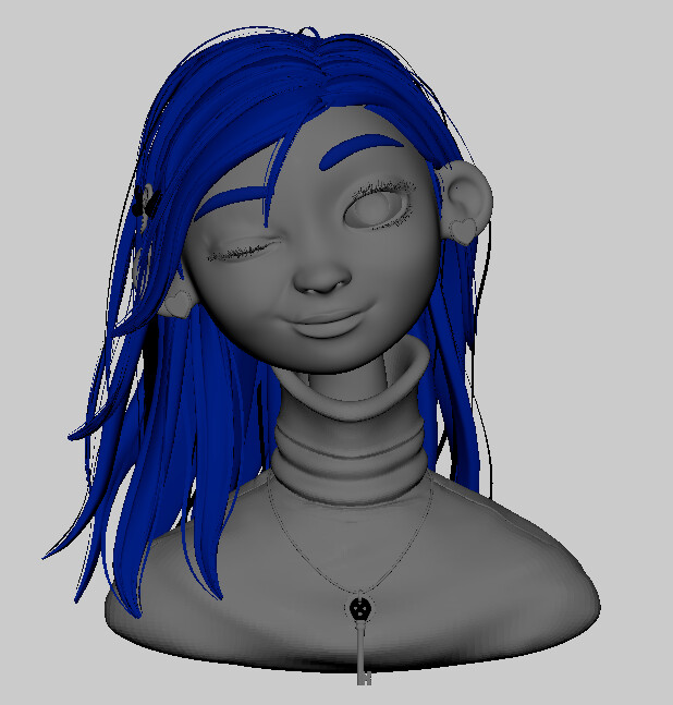 Anny Castro - Blue Hair Girl