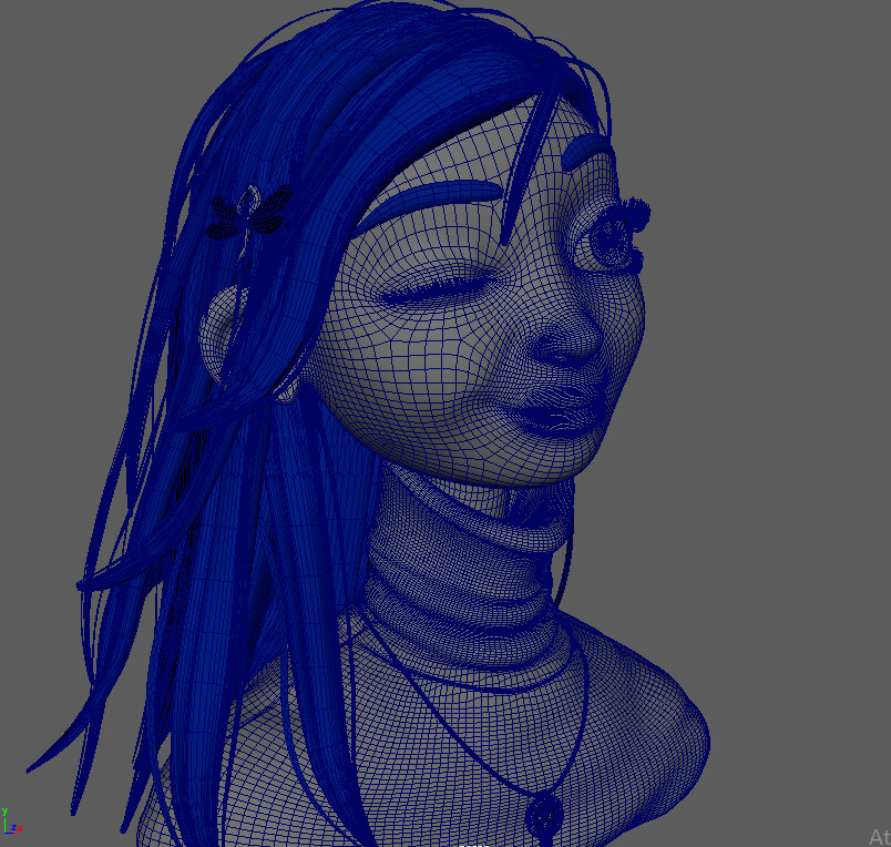 Anny Castro - Blue Hair Girl