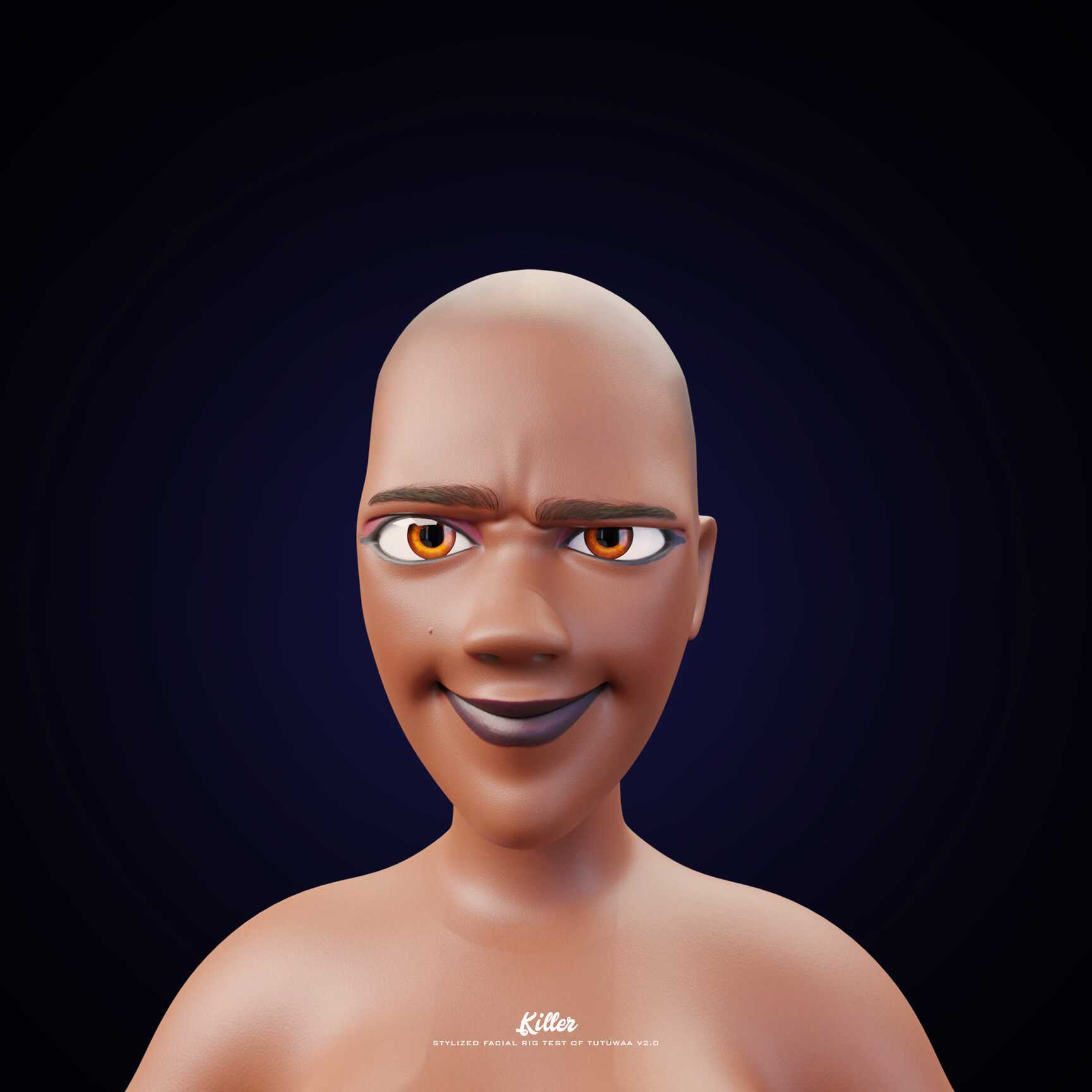 ArtStation - Stylized Facial Rig