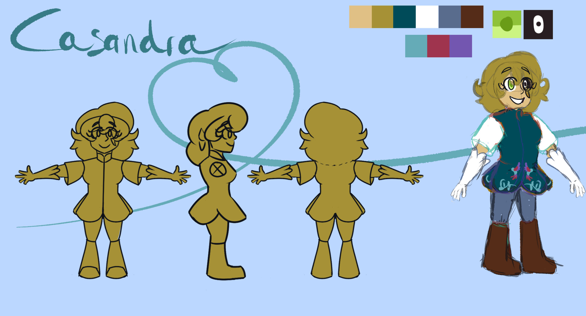 ArtStation - Character Design-Casandra Adventurer