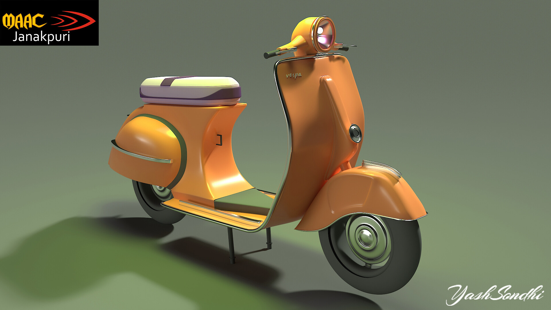 ArtStation - 3D Scooter Model