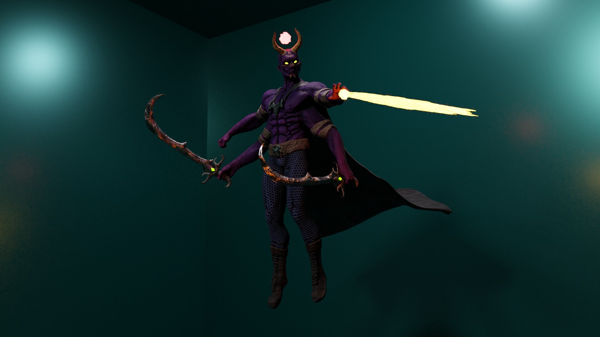 ArtStation - Devil in action