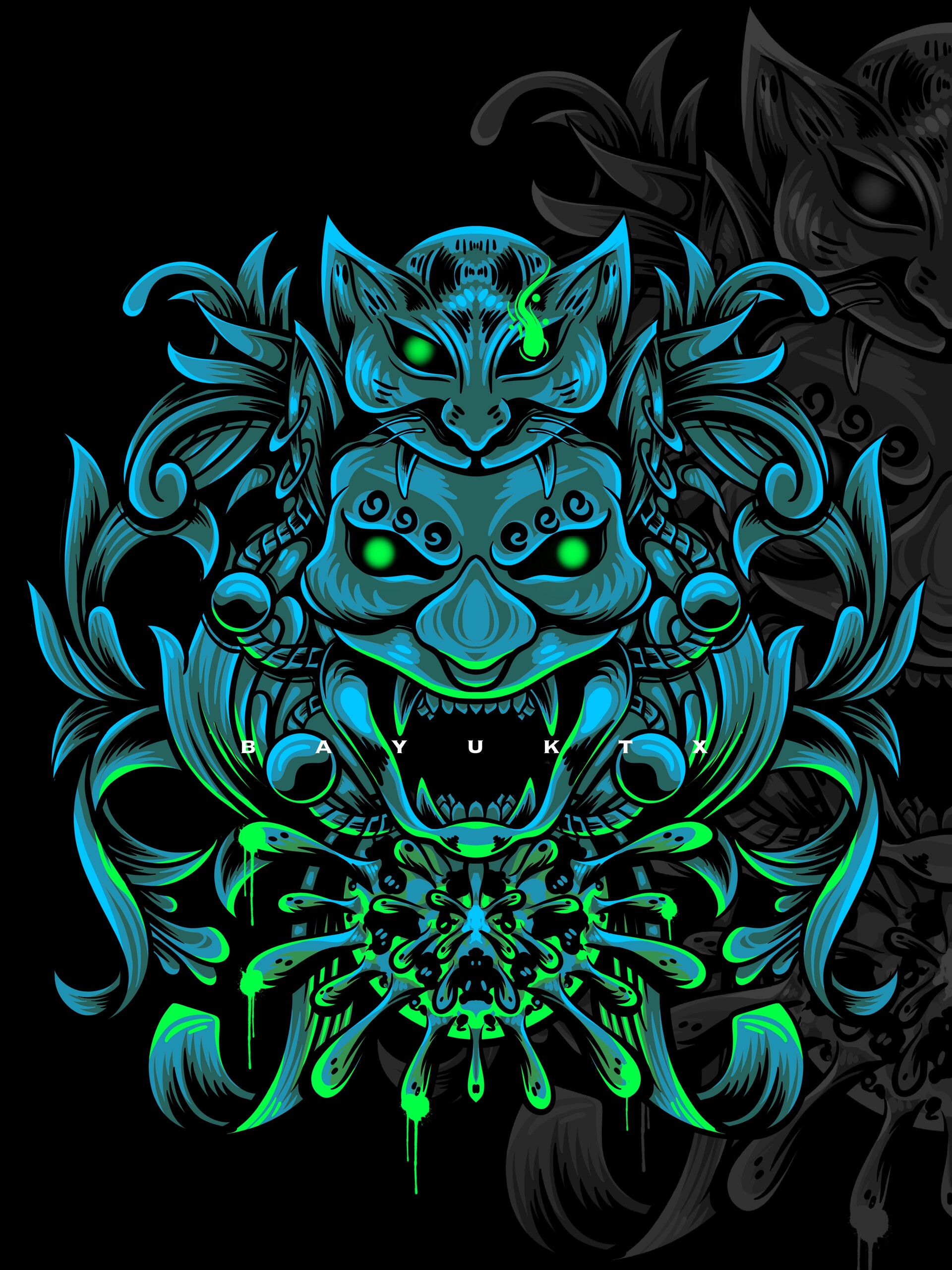 ArtStation - Oni cats