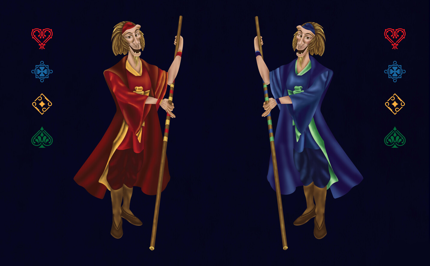 ArtStation - Magician Red and Magician Blue