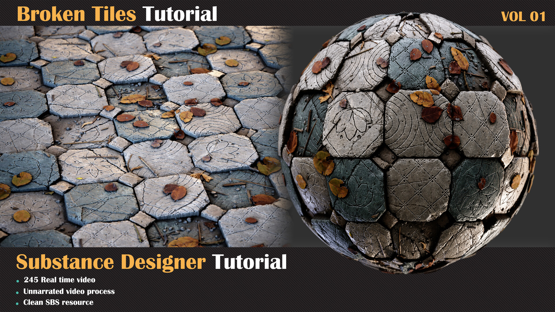ArtStation - Broken Tiles Tutorial - VOL 01