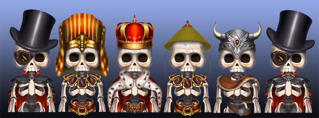 ArtStation - NFT colection SKELETON