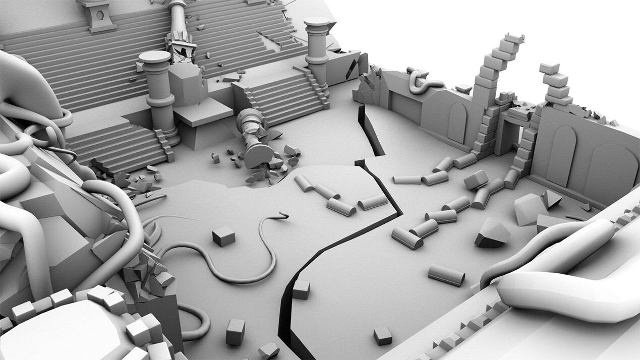 3D Environment Artist - Temple Ruins