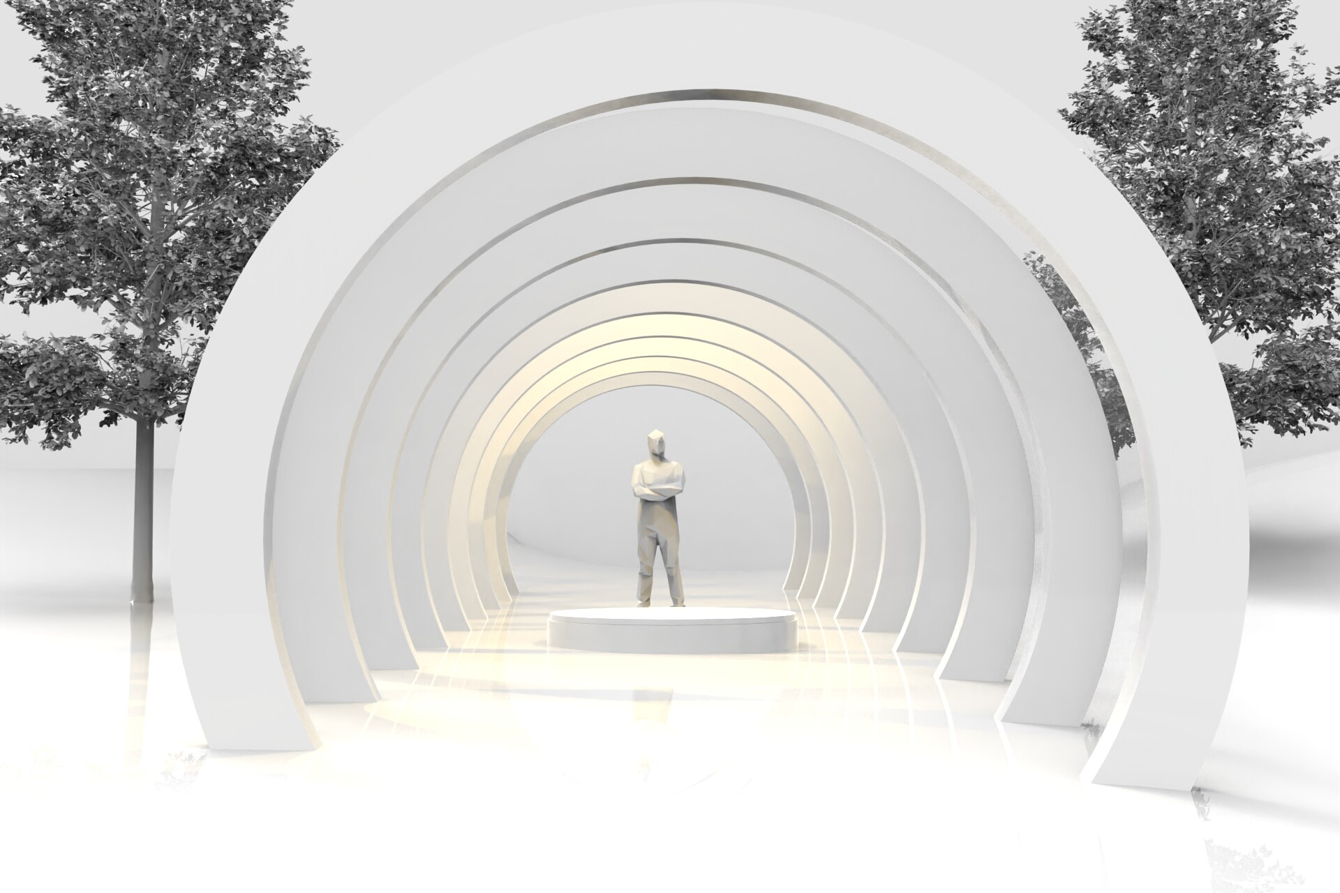 ArtStation - pavilion concept visualization