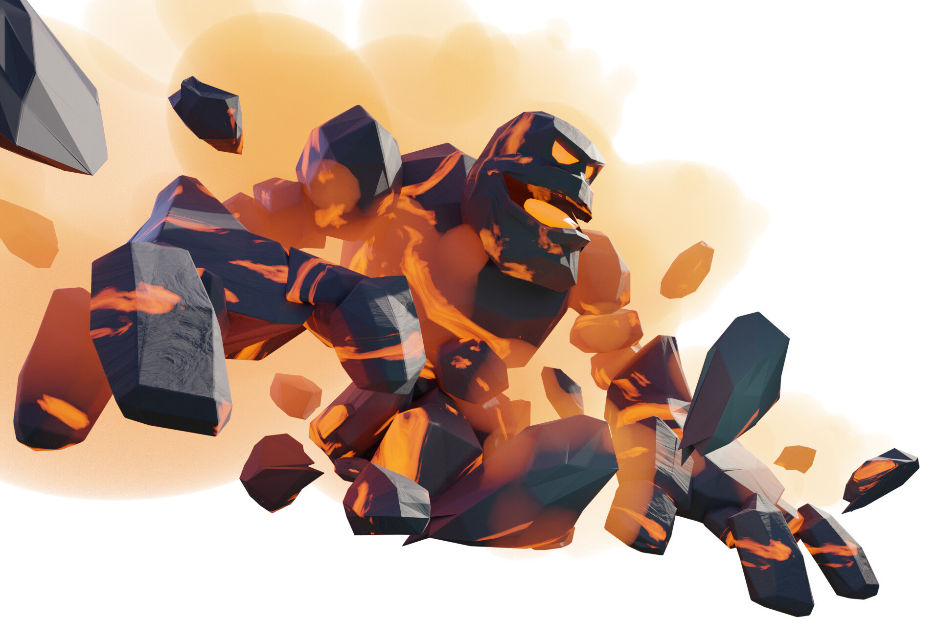 ArtStation - Magma monster