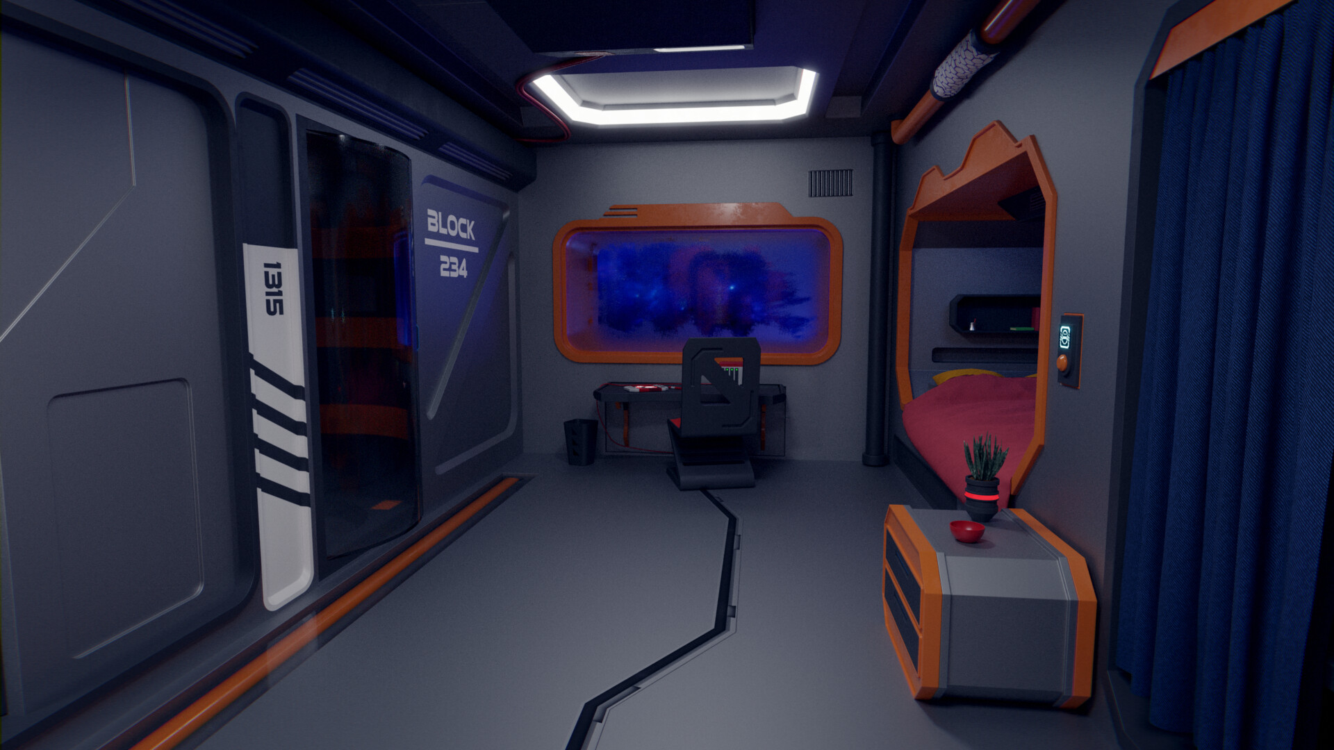 CG Seb - Spaceship Cabin