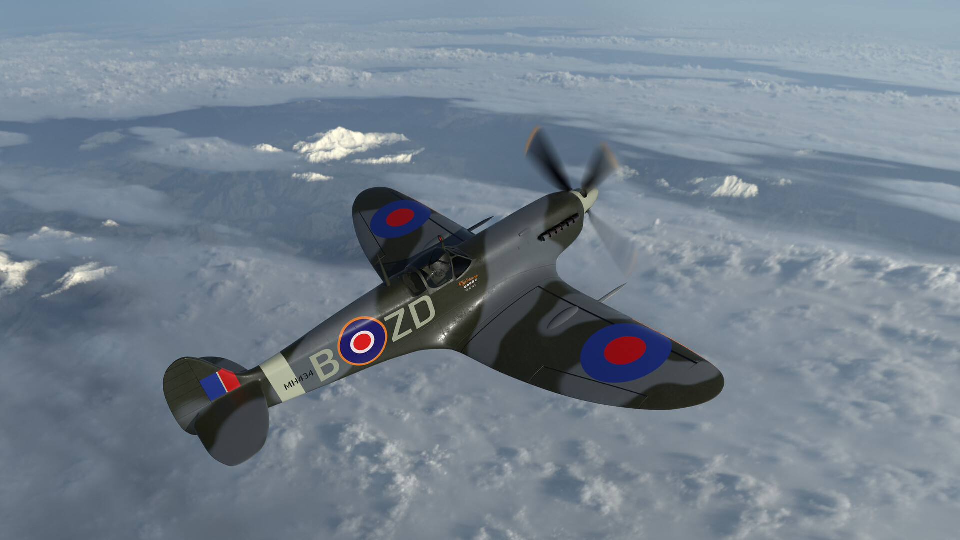 ArtStation - Supermarine Spitfire IX MH434