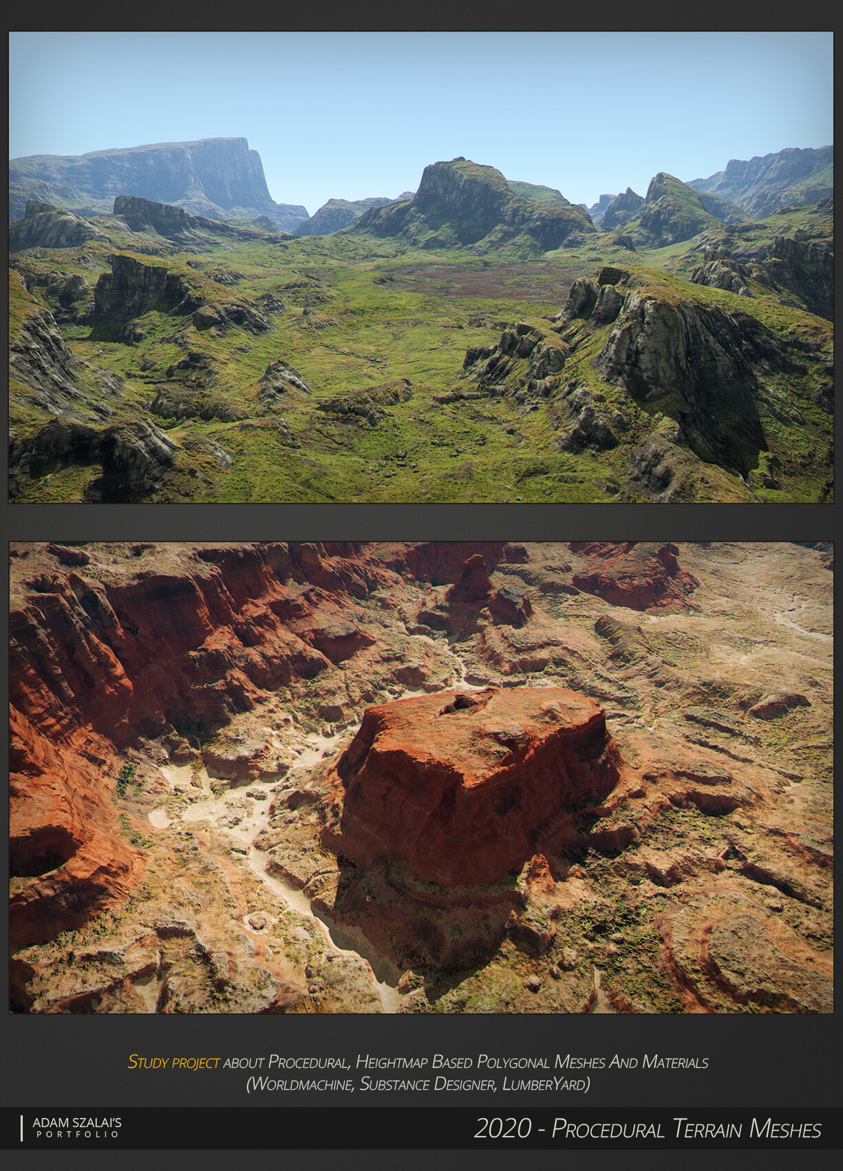 ArtStation - Procedural Terrain Mesh