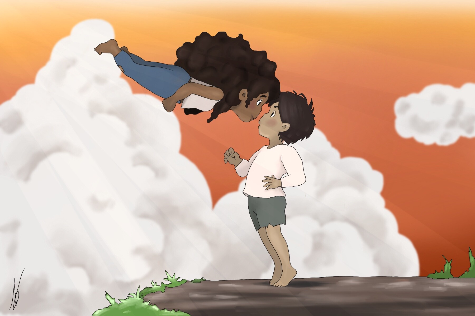 ArtStation - Sunset babies