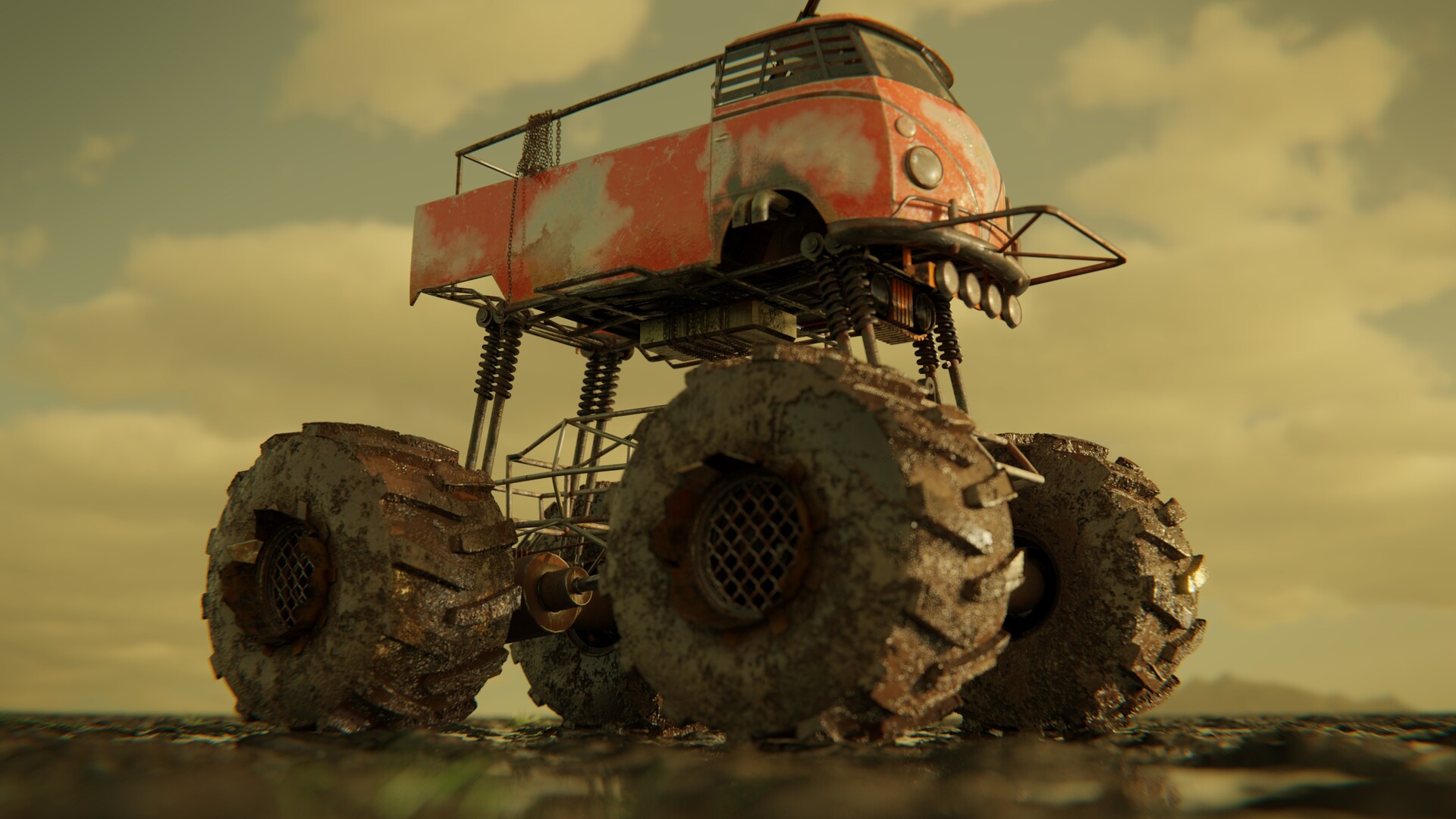 ArtStation - Fury Monster Truck