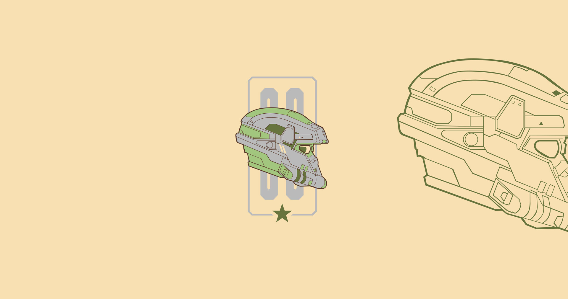 Tyler Kierstein - Green EOD - Halo Infinite Nameplate