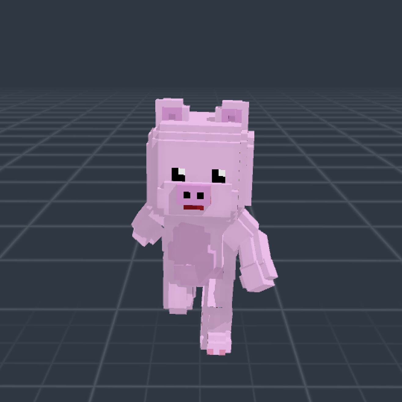 ArtStation - AnimalsPunks Voxel Pig