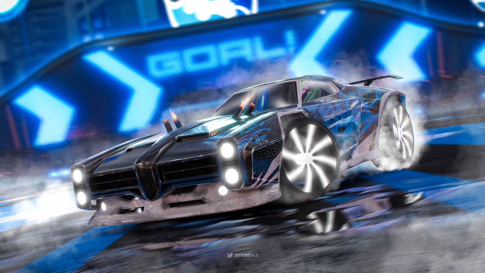 ArtStation - Drifting Dominus Rocket League